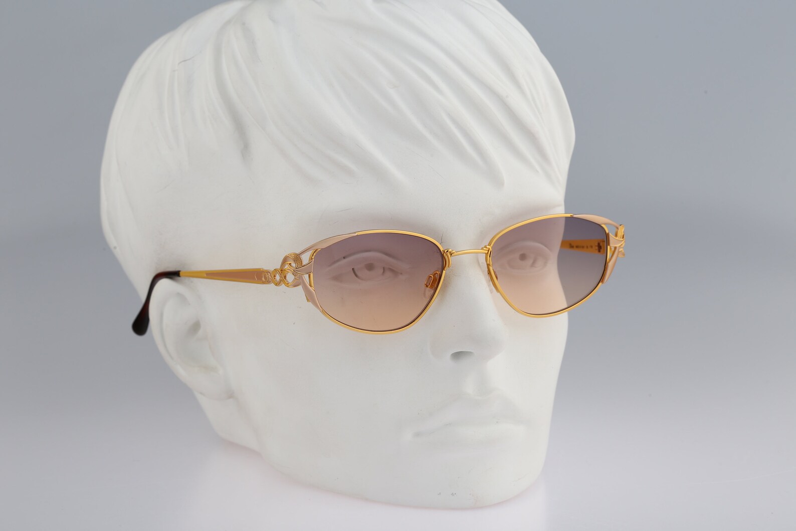 Diva 5068 74 Vintage 90s Tinted Pink Lenses Gold Unique - Etsy