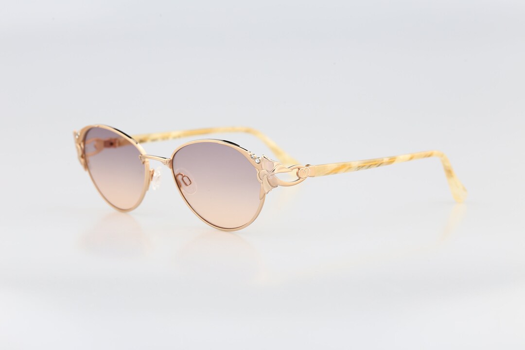 Diva 5066 S 74, Vintage 90s Tinted Double Gradient Lenses Rhinestones ...