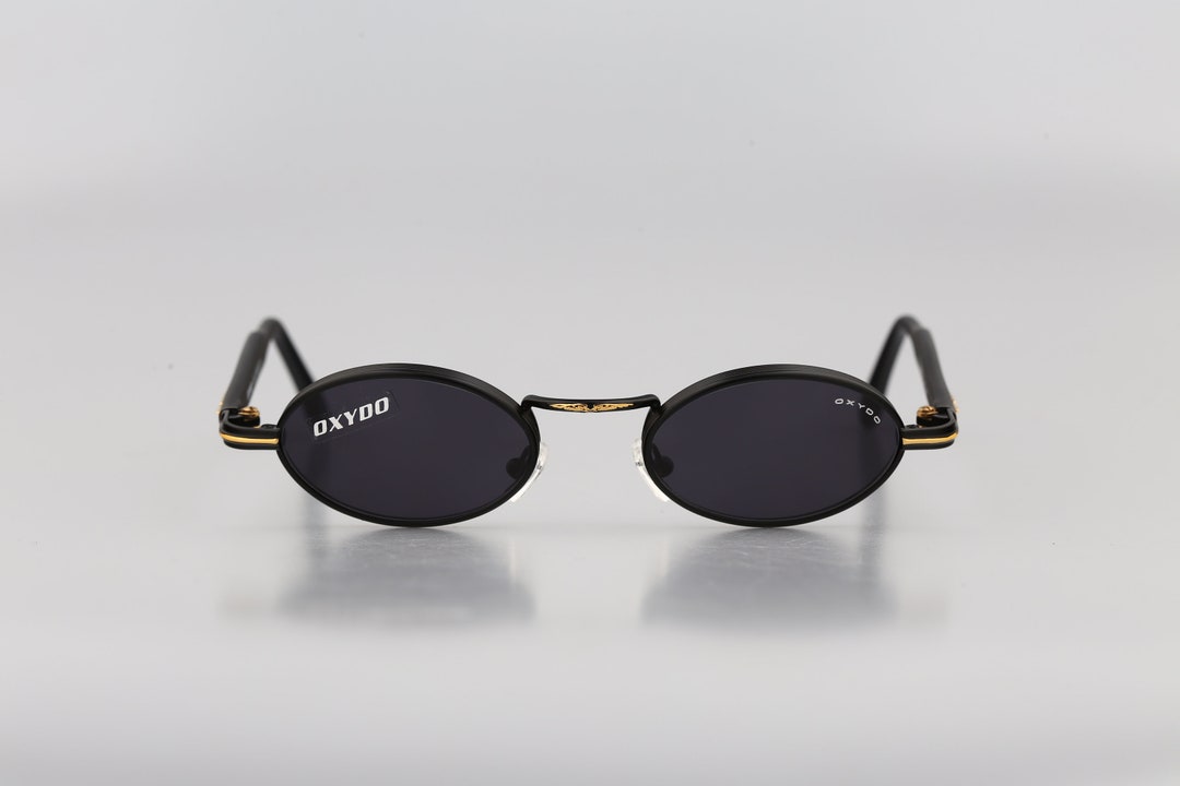 Oxydo by Safilo Big Whel 1 HU6 Vintage 90s Black & Gold - Etsy