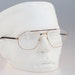 Apollo Optik 12961, Vintage 80s Gold Hexagon Aviator Glasses Frames ...