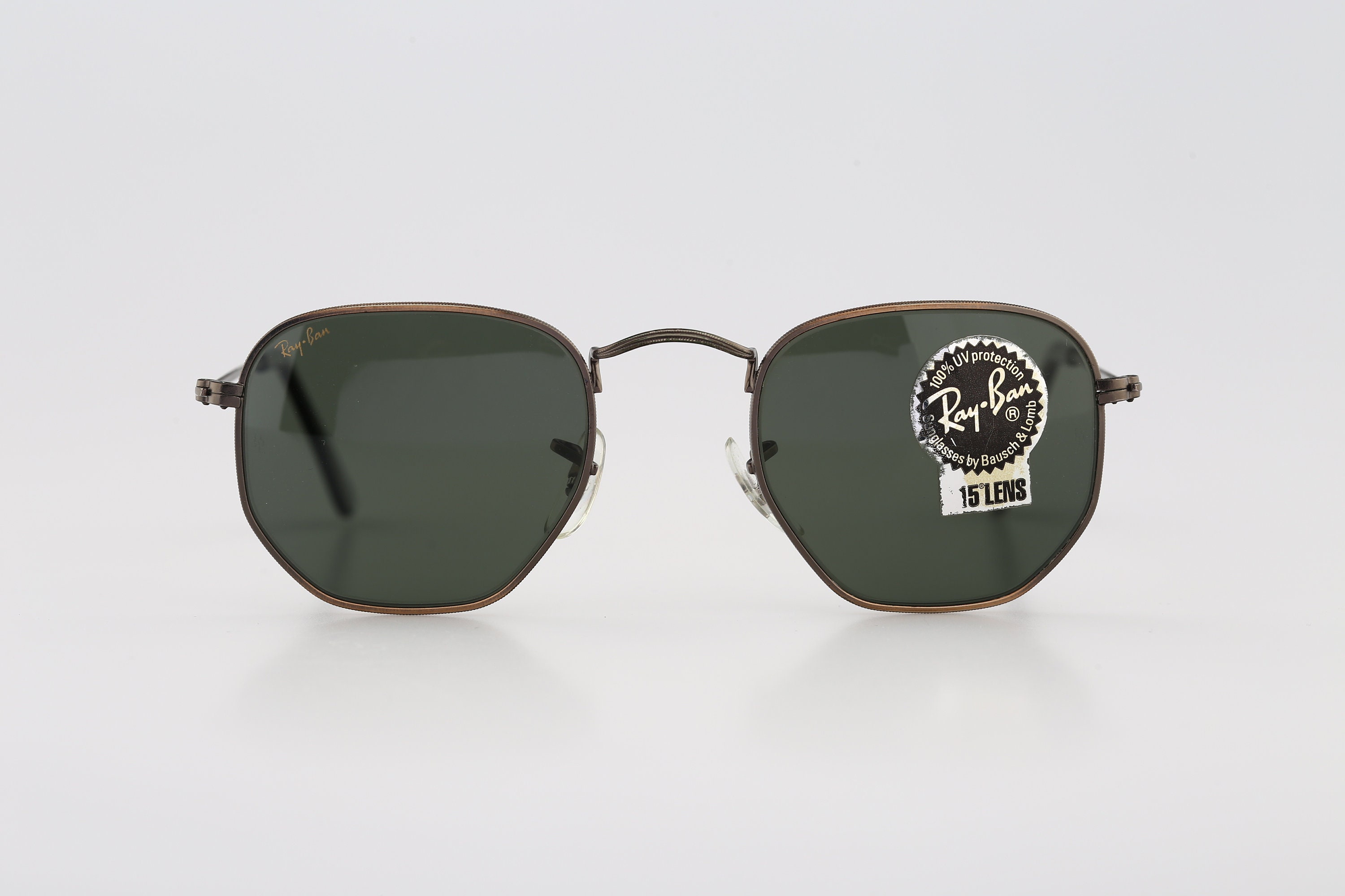 Ray Ban B&L W0973 VTAS Vintage 90s Antique Hexagon Sunglasses | Etsy