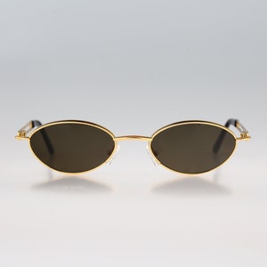 Le Club 1481 Oror, Vintage 90s Gold Steampunk Small Slim Oval ...