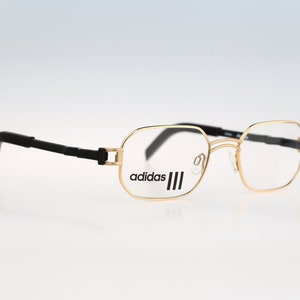 Adidas A707, Vintage 90s Designer Gold Octagon Eyeglasses Frames Mens ...