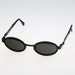 Byblos 657 S 3249, Vintage 90s Unique Double Rim Black Small Oval ...