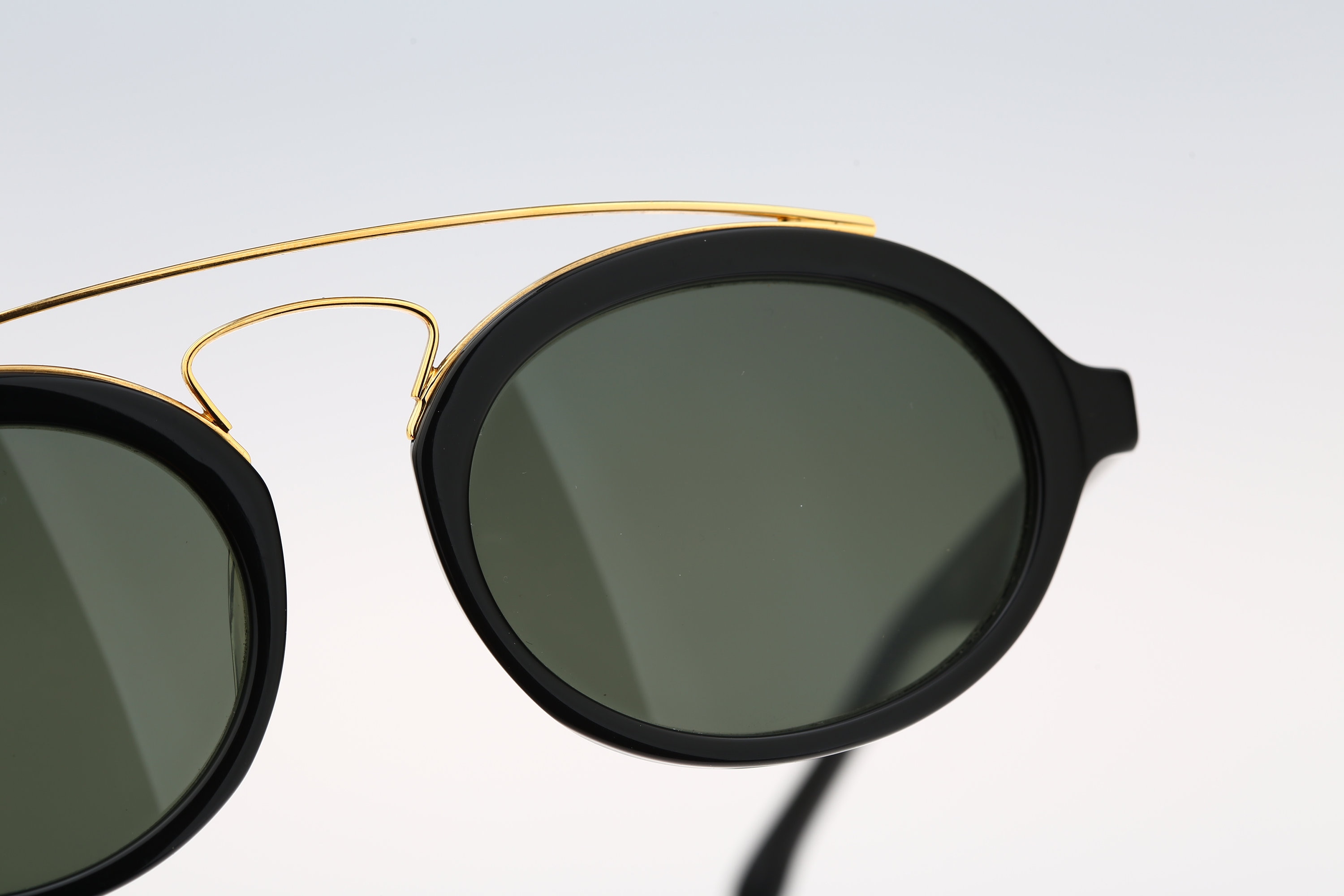 Ray Ban BL Gatsby Style 6 W0940, Vintage 90s Black & Gold Ray Ban BL Gatsby Style 6 W0940, Vintage 90s Black & Gold