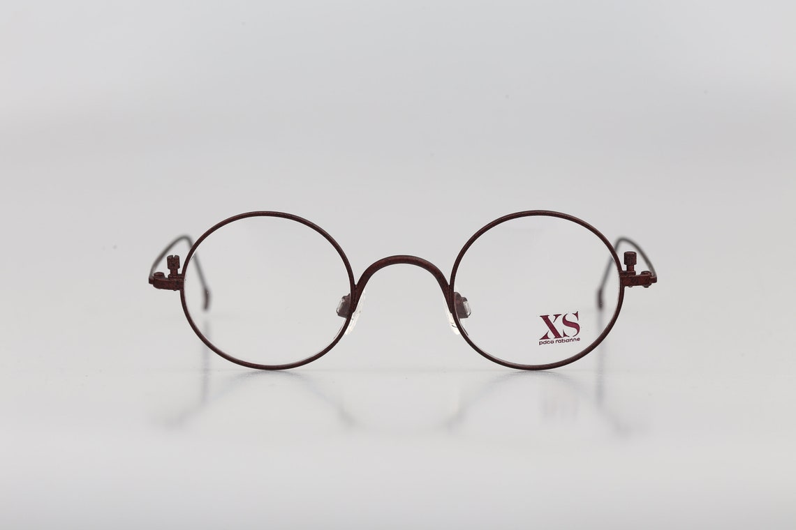 Paco Rabanne XS 701 988, Vintage 90s Small Circle Eyeglasses Frames ...