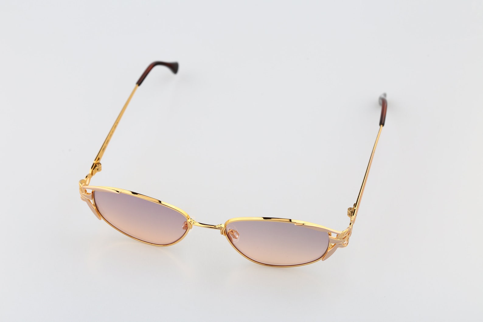 Diva 5068 74 Vintage 90s Tinted Pink Lenses Gold Unique - Etsy