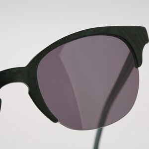 Roy Tower Preppy 19 2963M Hand Made, Vintage 90s Half Rim Wayfarer ...