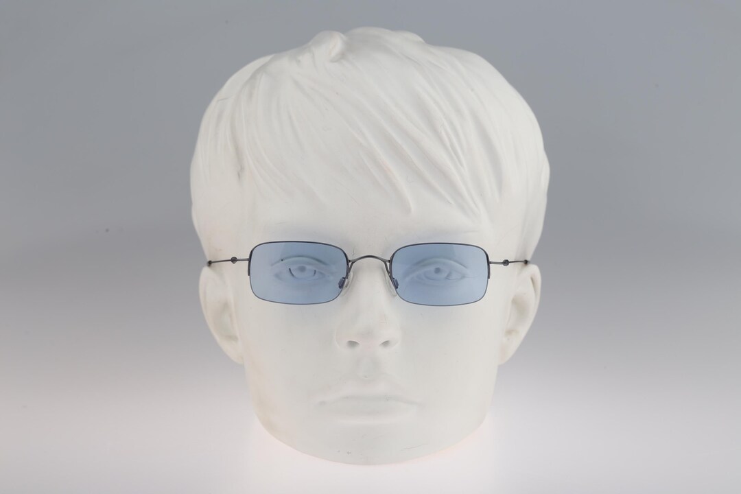 Rodenstock R 4494 B Titanium, Vintage 90s Tinted Blue Lenses ...