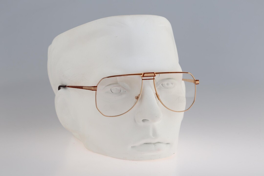 Yabi Spirit Duschan 1235 259, Vintage 80s Gold Oversized Drop Aviator ...