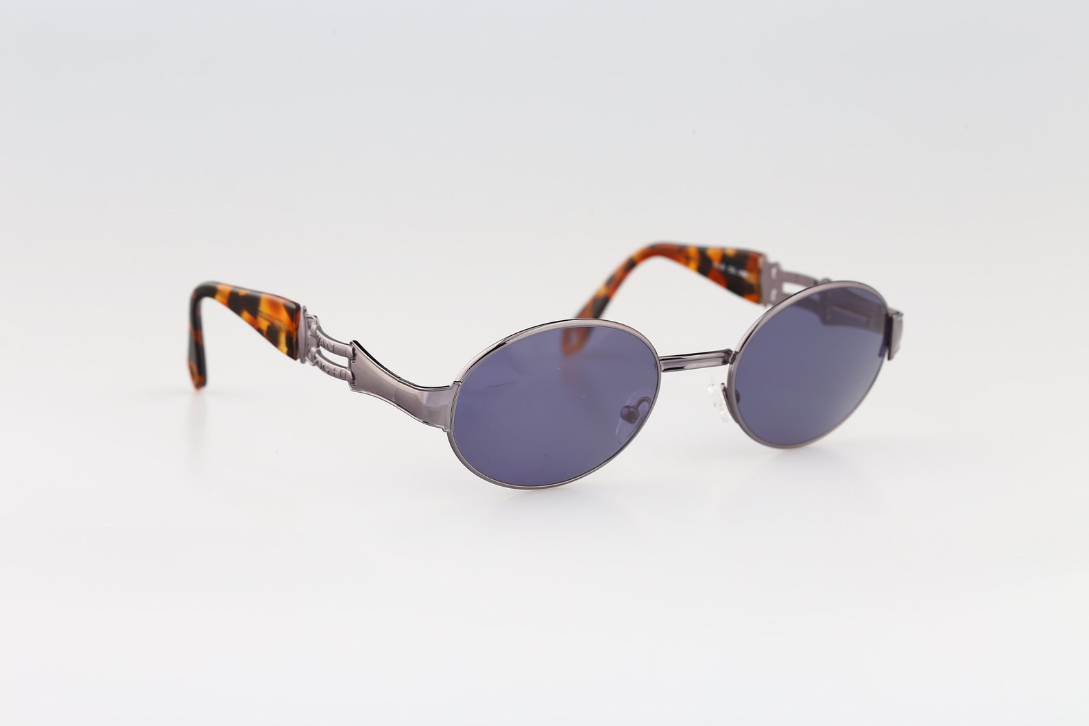 Van Gogh VG 80 3050 Vintage 90s Gray and Tortoise Oval | Etsy