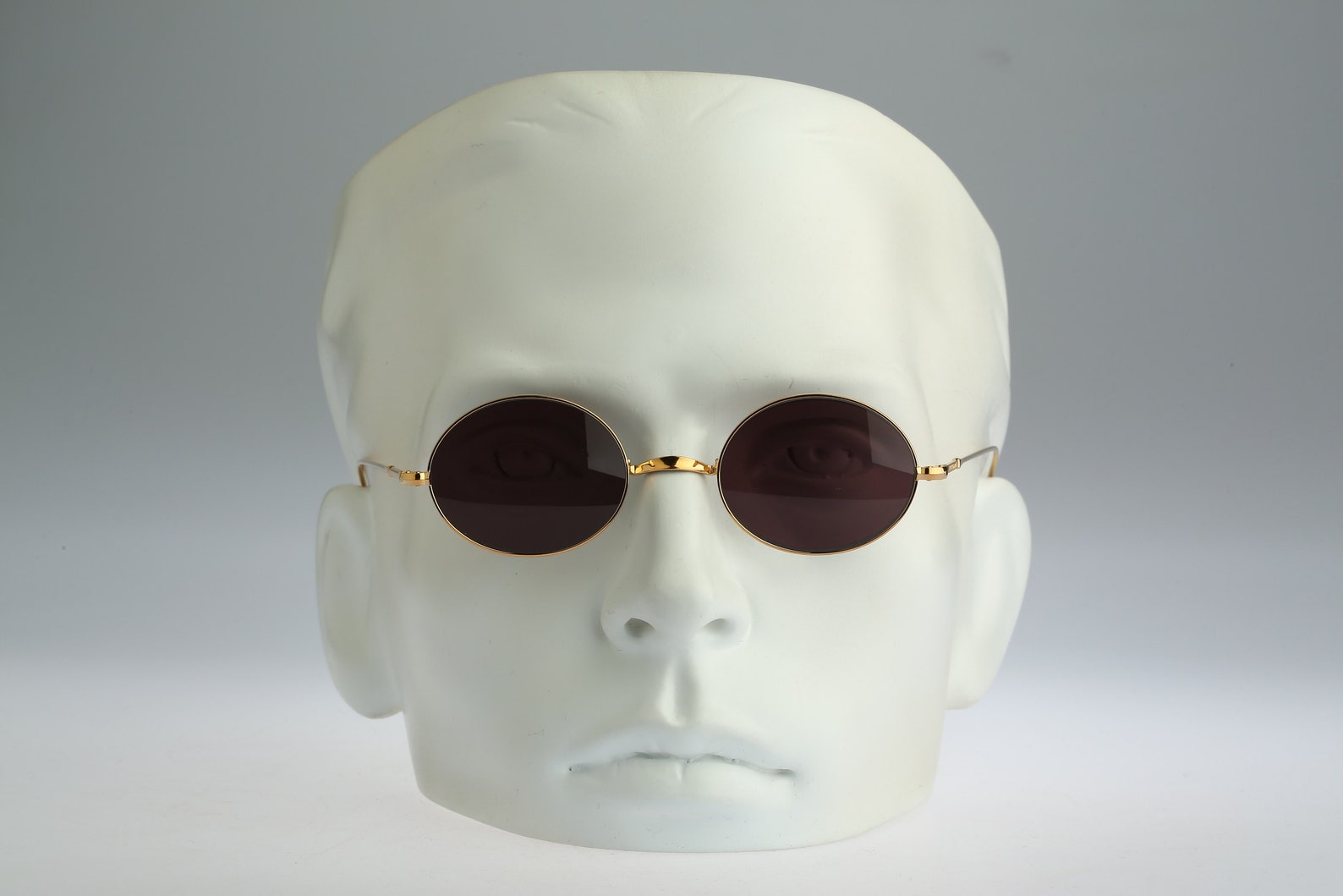 Alain Delon 3209 Vintage 90s Small Gold Oval Sunglasses Mens - Etsy