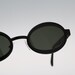 Byblos 657 S 3249, Vintage 90s Unique Double Rim Black Small Oval ...