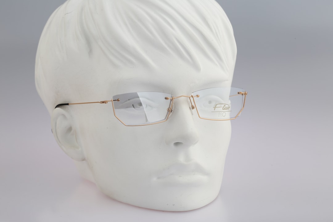 Flair Eyeq 841 105, Vintage 2000s Unique Gold Semi Rimless Cat Eye Glasses Frames Womens NOS - Etsy