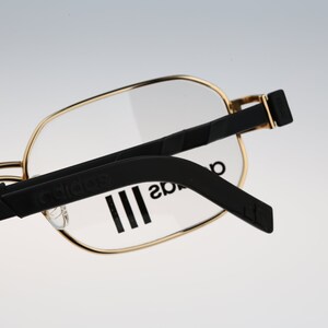Adidas A707, Vintage 90s Designer Gold Octagon Eyeglasses Frames Mens ...