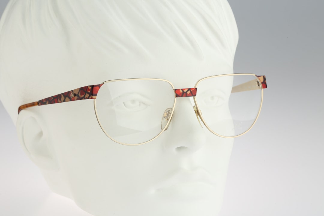 Nazereno Corsini 1613 C8, Vintage 90s Oversized Large Colorful & Gold ...