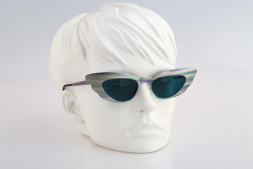 Nouvelle Vague Dahl, Vintage 80s Unique Colorful Cat Eye Sunglasses ...