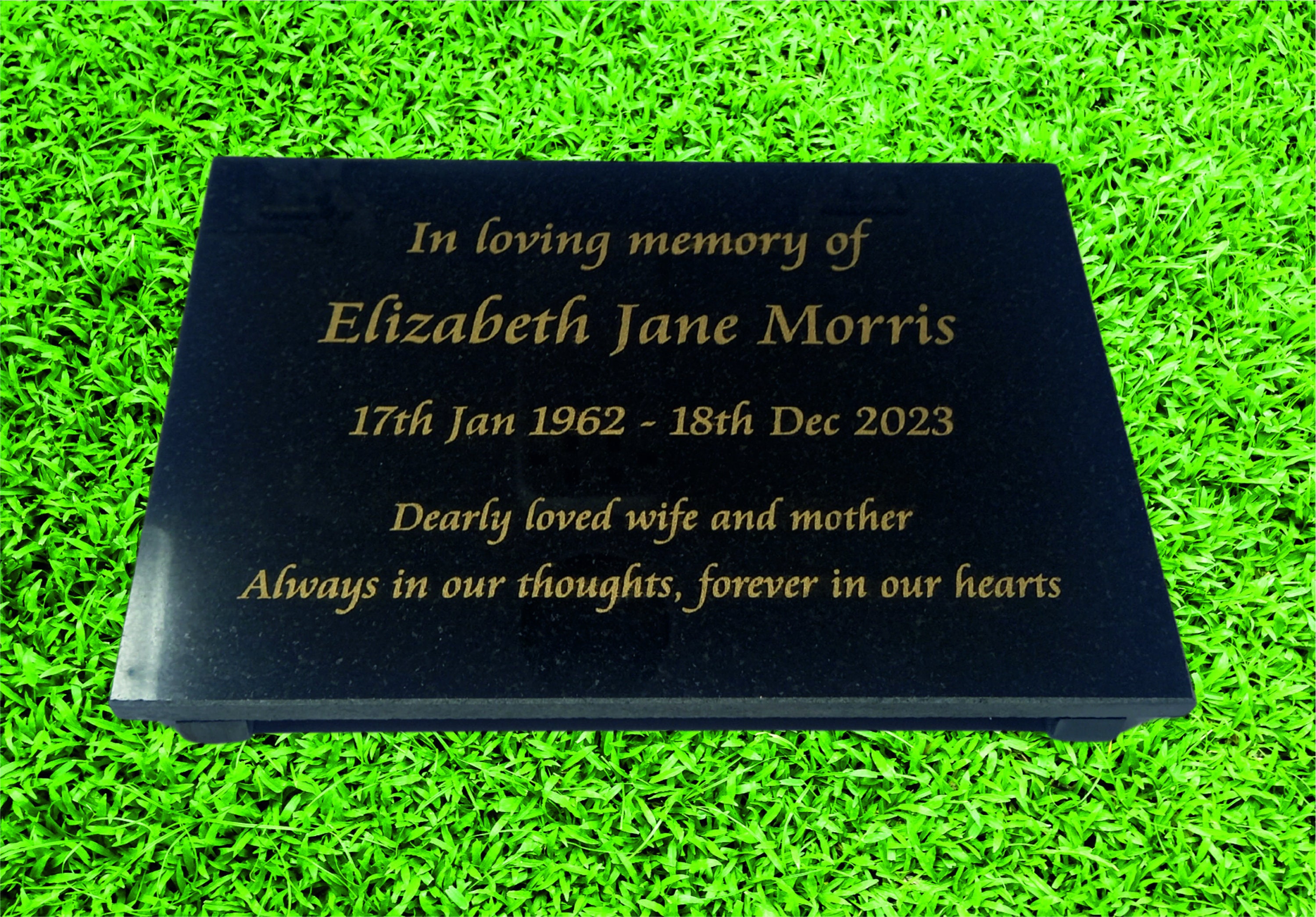 Personalised Plaque With Lily Flower Design - Etsy