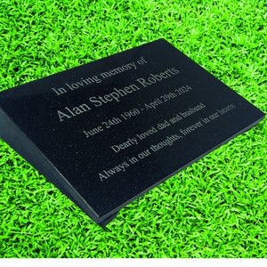 Personalised Plaque With Lily Flower Design - Etsy