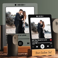 Custom Photo Song Plaque | Personalized Song Frame | Music Sign ...