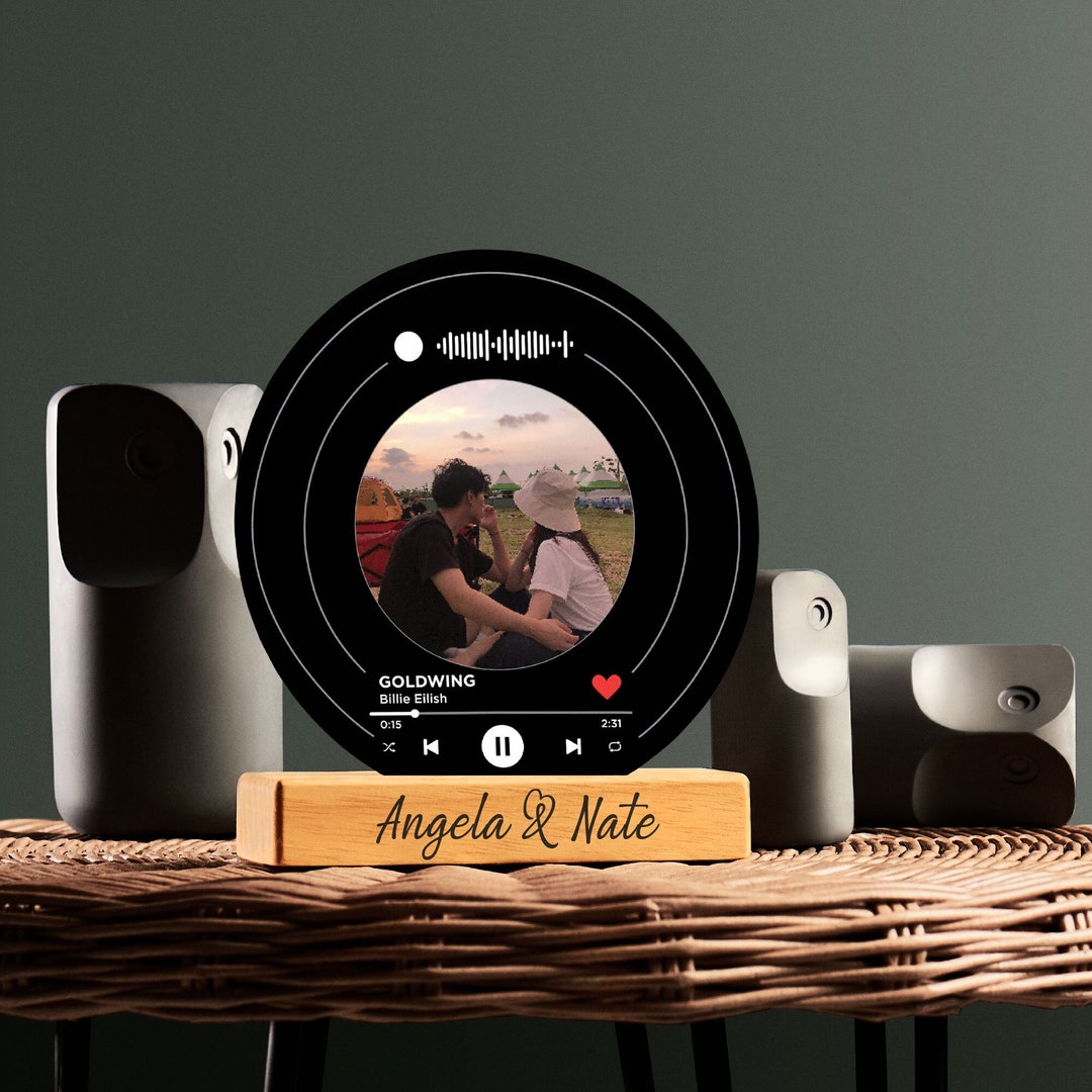 Custom Acrylic Song Plaque, Couple Our Favourite Song Vinyl Record ...
