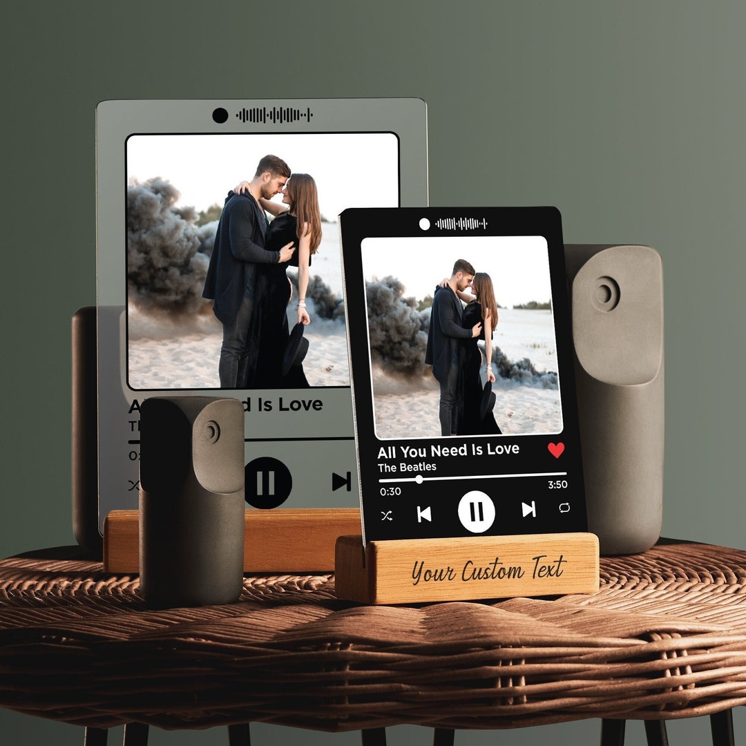 Acrylic Song Photo Plaque, Spotify Album Cover Music Playlist Picture ...