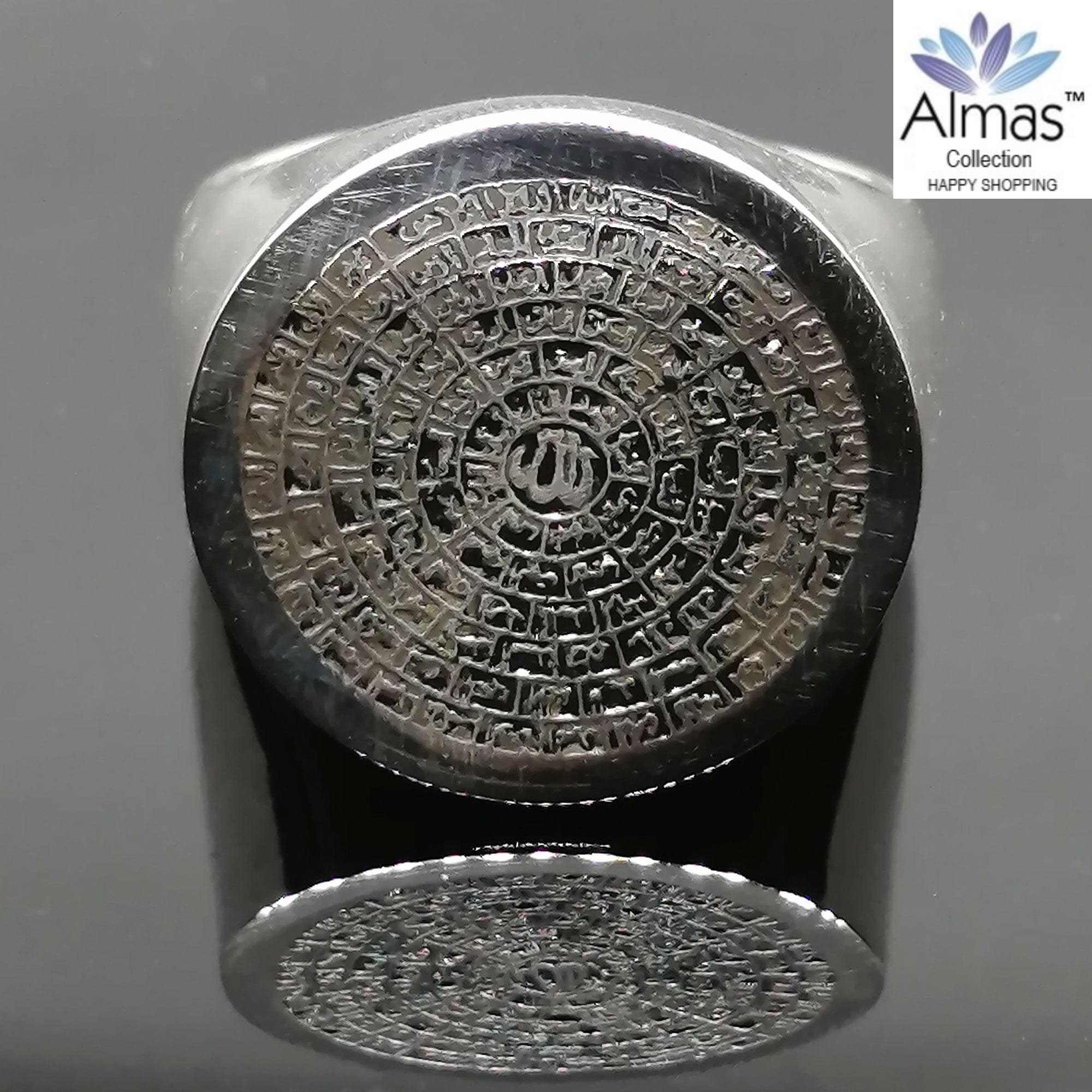 99 Names of Allah 925 Sterling Silver Ring, Allah Ring, Islamic Gifts ...