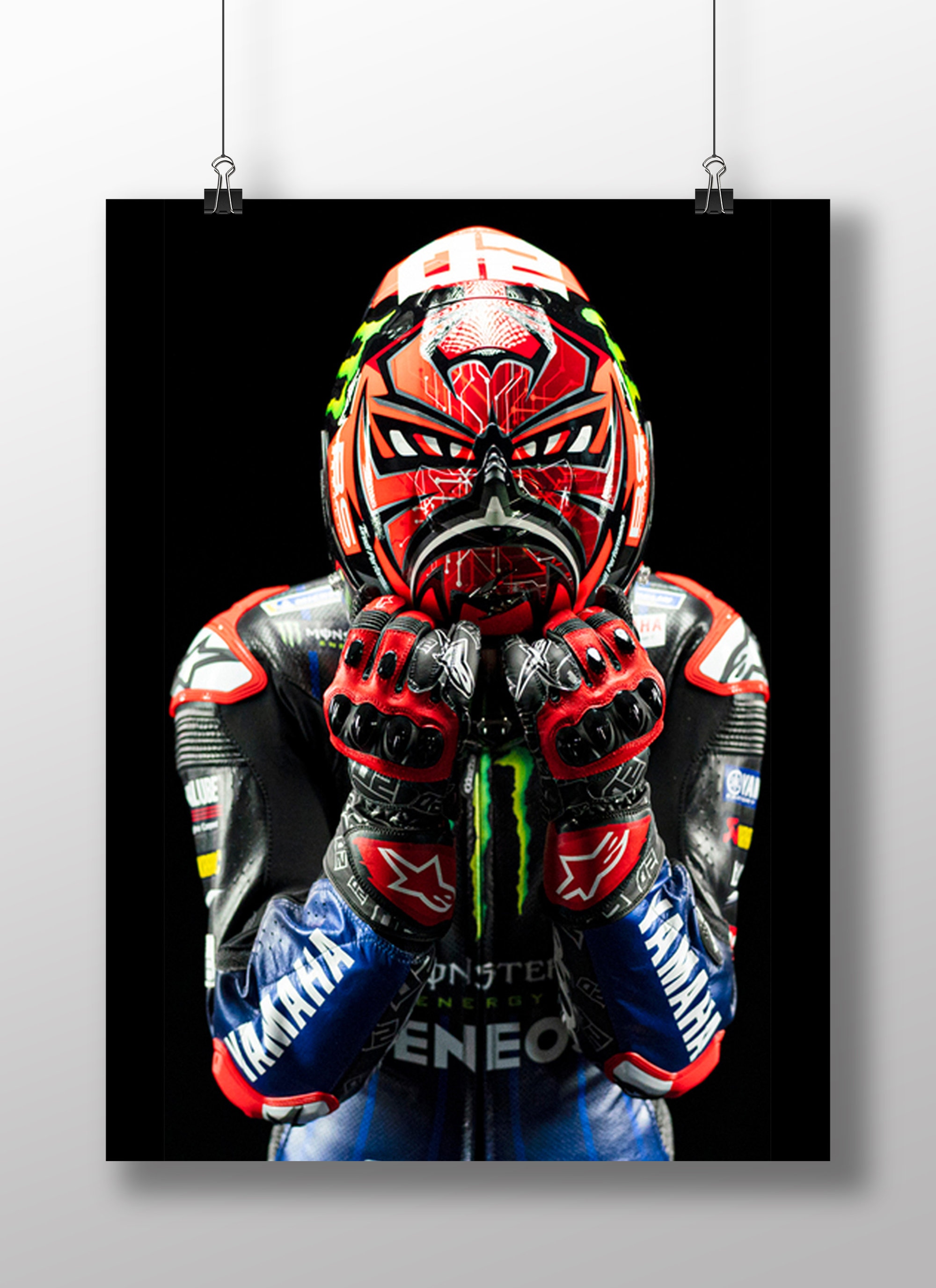 Affiche / Poster Fabio Quartararo Motogp Concentration - Etsy UK