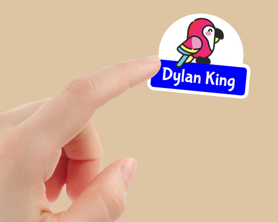 Cute Custom Name - 16 X Premium Label | Cute Animal Mix 3 | Perfect ...