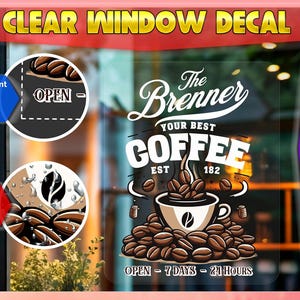 Your Logo - Clear Window Decals Design - Full Color - We Print Your ...