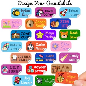 100 X Personalized Name Labels | Perfect Kids Daycare and School ...