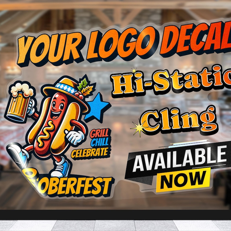 Custom Static Cling Prints - Etsy