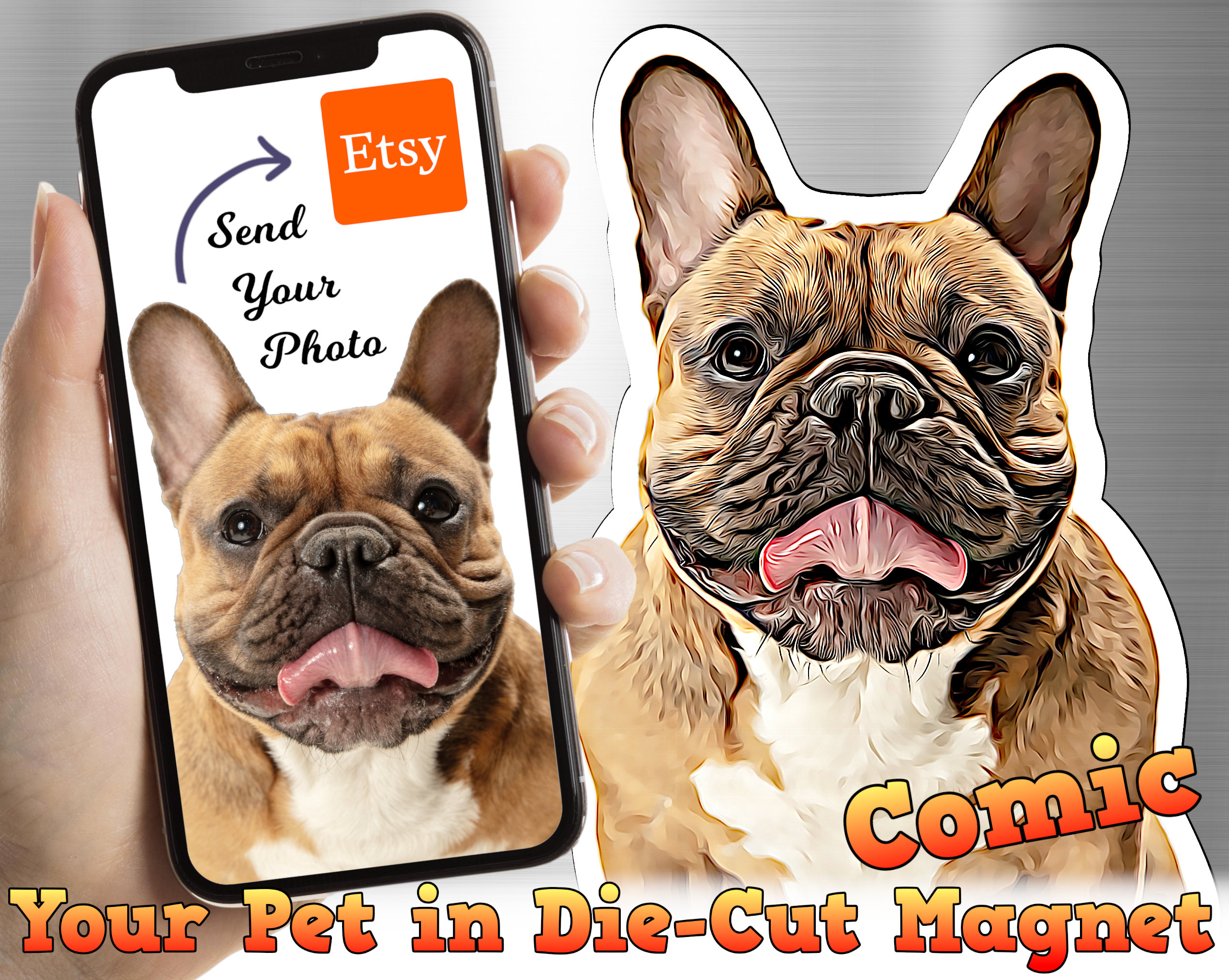 Best Comic Pet Custom Die Cut Magnet High Quality Fridge - Etsy