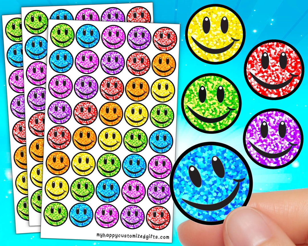 40 X Best Sparkle Smile Sticker | Perfect 4 School Kids and Teacher ...