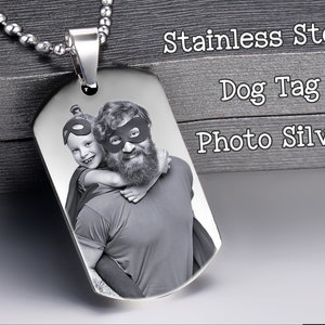 High Quality Photo Dog Tag | Personalized Stainless Steel Engraved ...