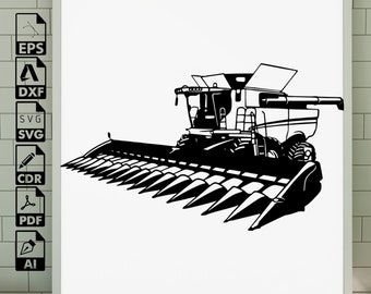 Farm Combine Logo - Etsy