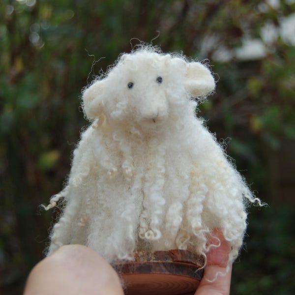 Felt Lamb - Etsy