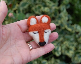 Felt Fox Brooch | Etsy