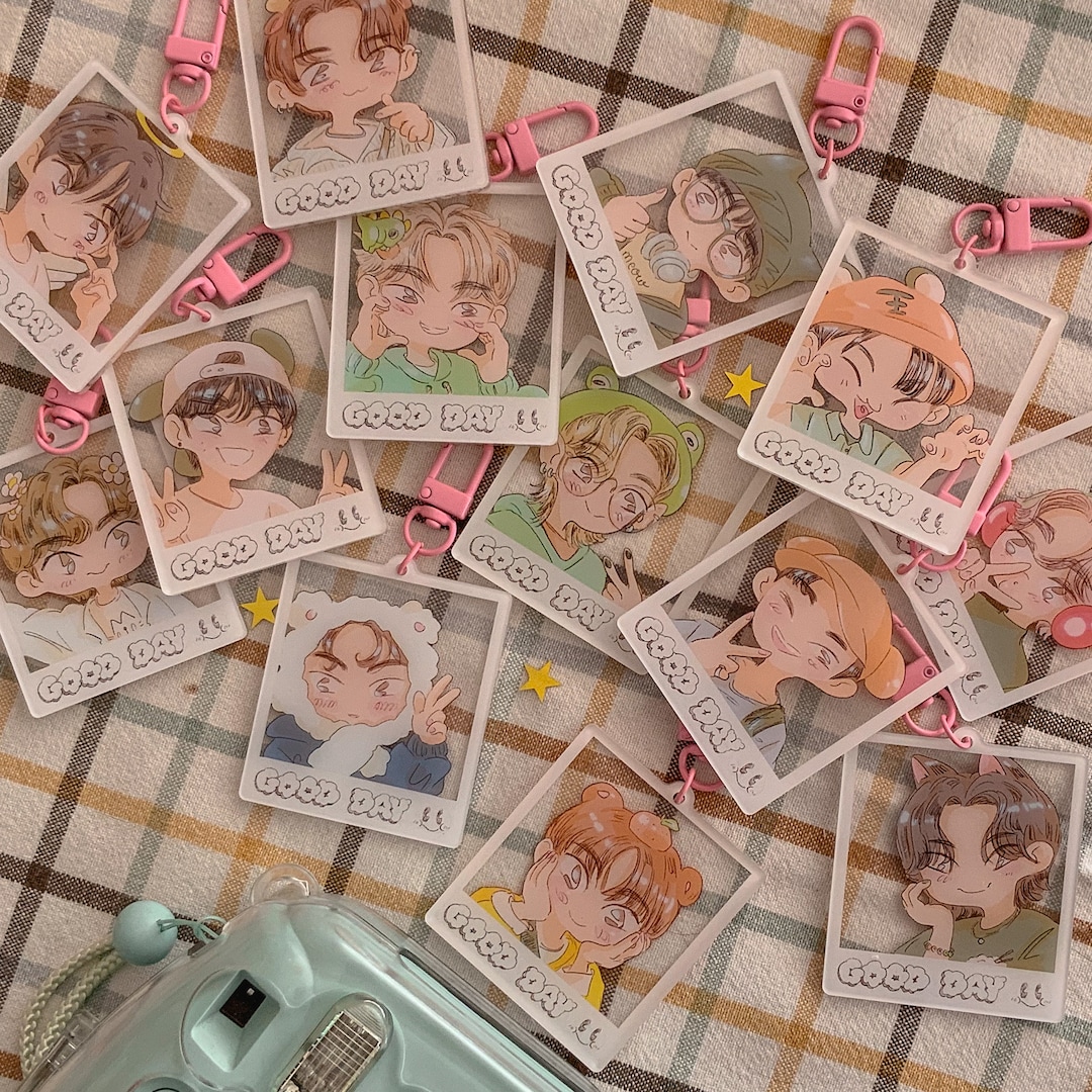 SVT Photo KEYCHAINS, Seventeen, Kpop, Scoups Wonwoo Vernon Mingyu Dino ...