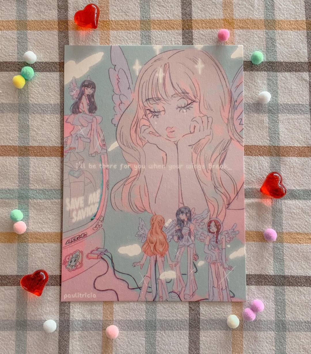 VIRTUAL ANGEL PRINT, Artms, Loona, Heejin, Jinsoul, Kim Lip, Haseul ...