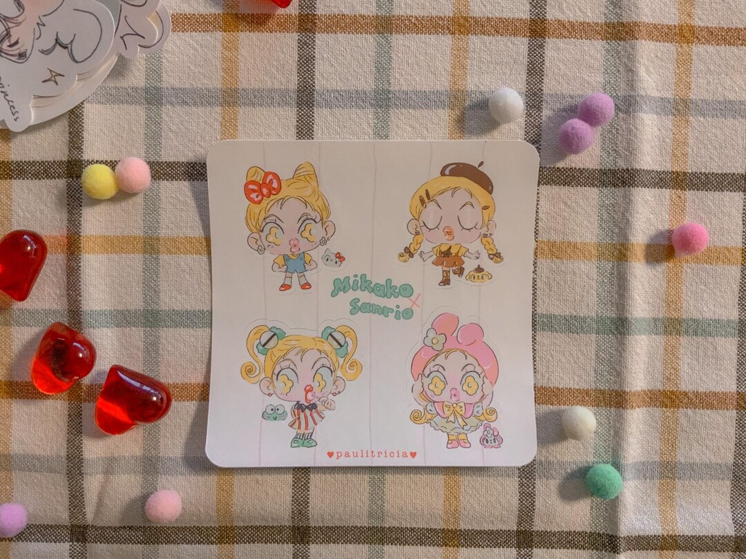 MIKAKO MINI Sticker Sheet, Gokinjo Monogatari, Ai Yazawa - Etsy