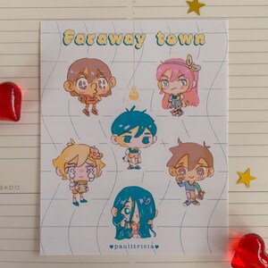 OMORI STICKER SHEETS, Matte Vinyl, Headspace and Faraway Town - Etsy