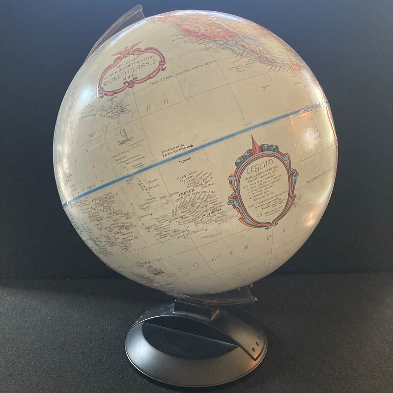 World Globes With Stand - Etsy