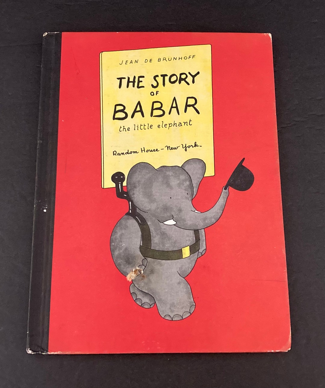 The Story of Babar the Little Elephant, Vintage French Children's Book ...
