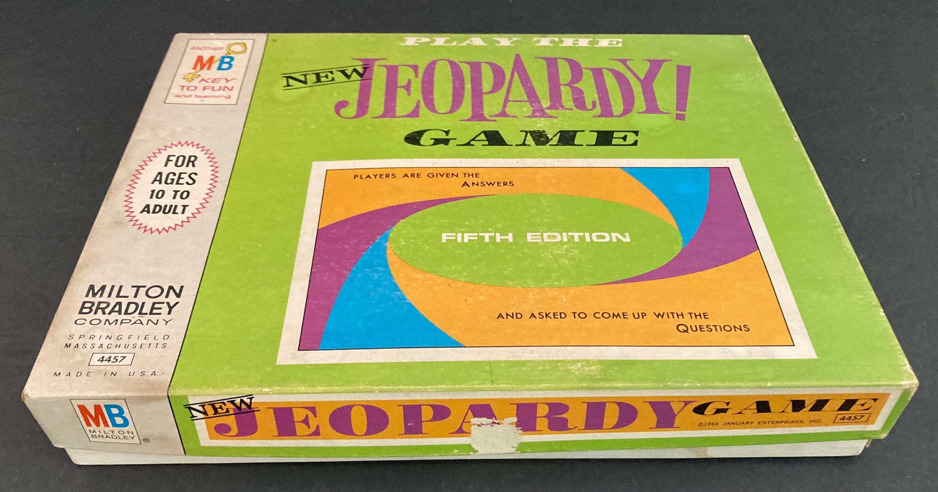 Vintage Home Version of the TV Jeopardy Game Fifth Edition - Etsy