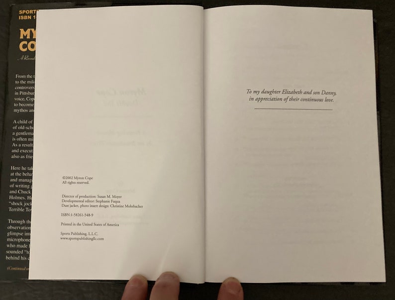 Myron Cope Double Yoi A Revealing Memoir by the - Etsy