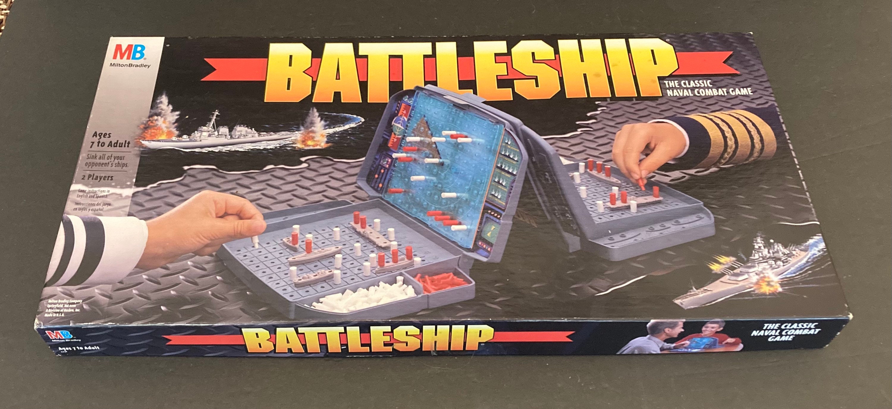 Vintage Battleship Game, a Classic Naval Combat Game by Milton Bradley ...