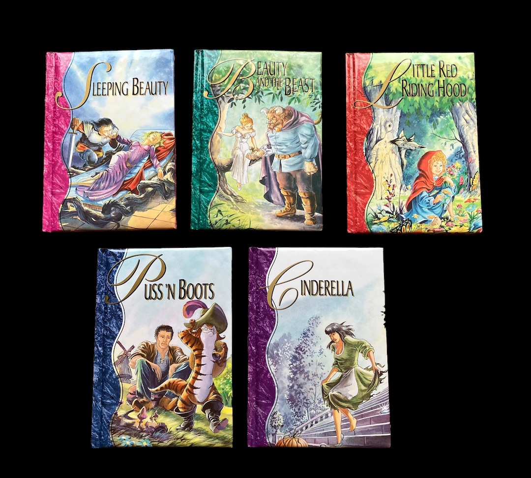 Vintage 1995 Fairy Tale Book Set: Storytime Classics Library - Etsy