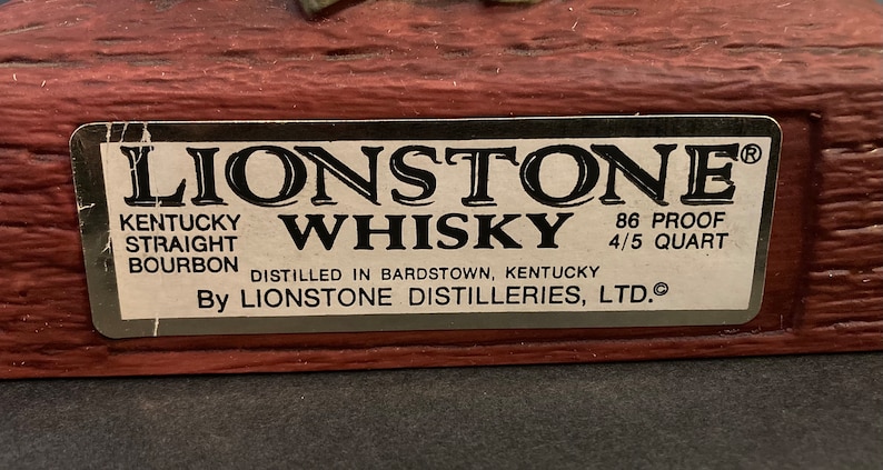 Original Lionstone Sculptured Porcelain Whisky Decanter, the Potter, L ...