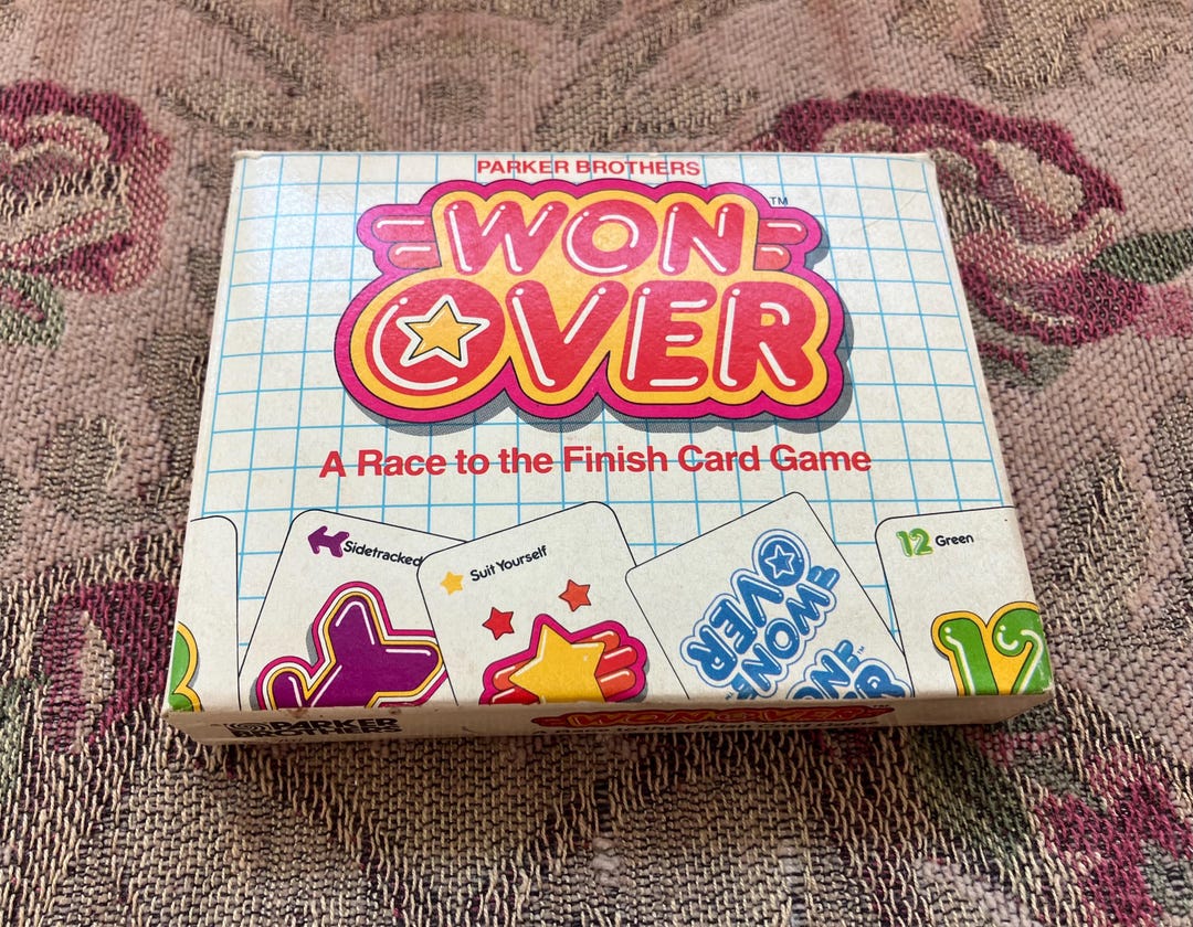 Vintage Won Over Card Game by Parker Brothers (1983) - Etsy